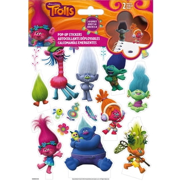 Trolls Sticker Sheets, 4ct - Walmart.com