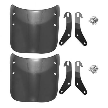 Emgo Venom Mini Cafe Black Fairing Windshield 5.75" Headlight Opening ...