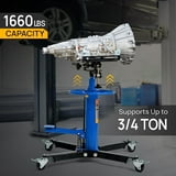 TUFFIOM 1660 lbs 3/4-Ton Hydraulic Transmission Jack, High Lift Stand ...