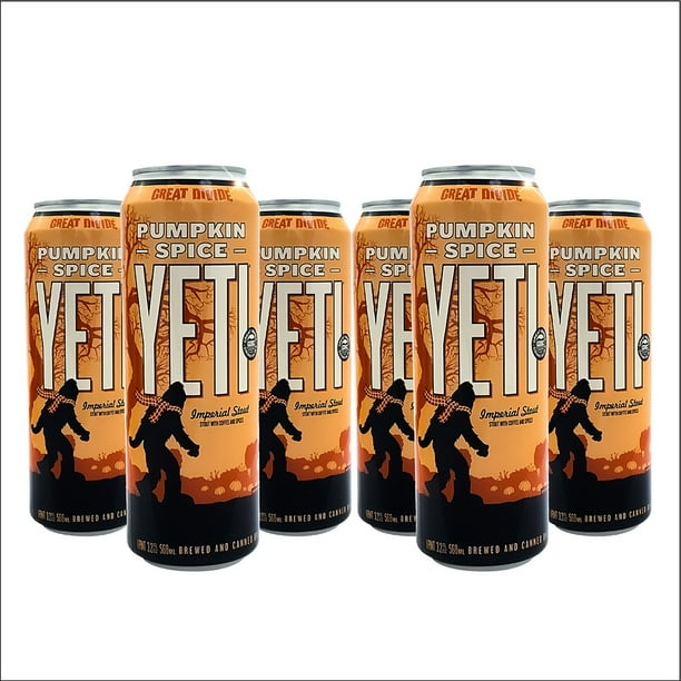 Six Pack Cerveza Yeti Pumpkin Spice Imperial Stout 568ml Yeti Imperial ...