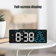 Wdhugt Digital Alarm Clock With Date Temperature Display Led Screen ...