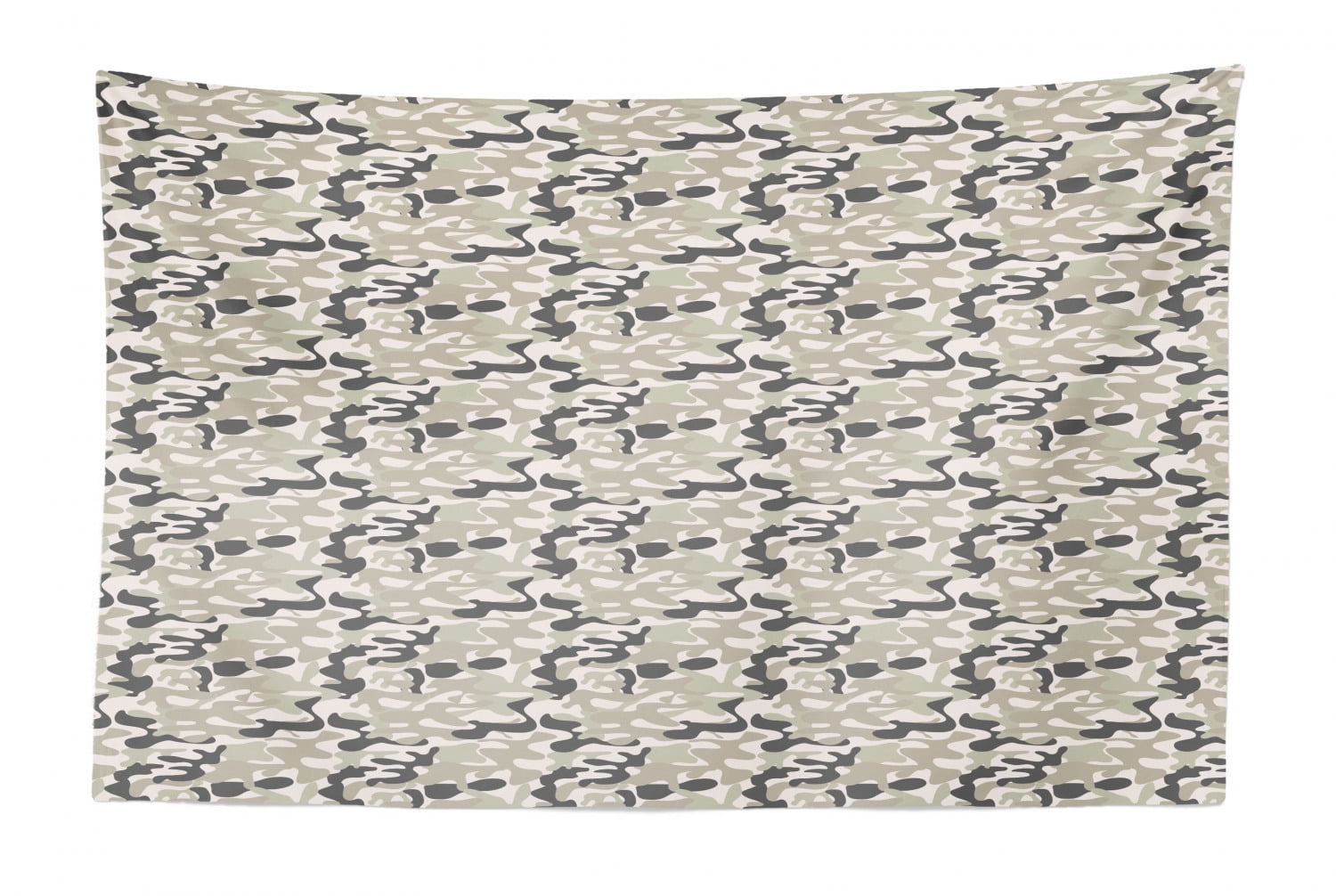 Khaki Tapestry, Repeating Camouflage Pattern Nested Abstract Spots ...