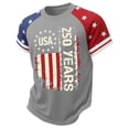 Boys Shirts Boys Patriotic Print Short Sleeve T Shirt Stars and Stripes ...