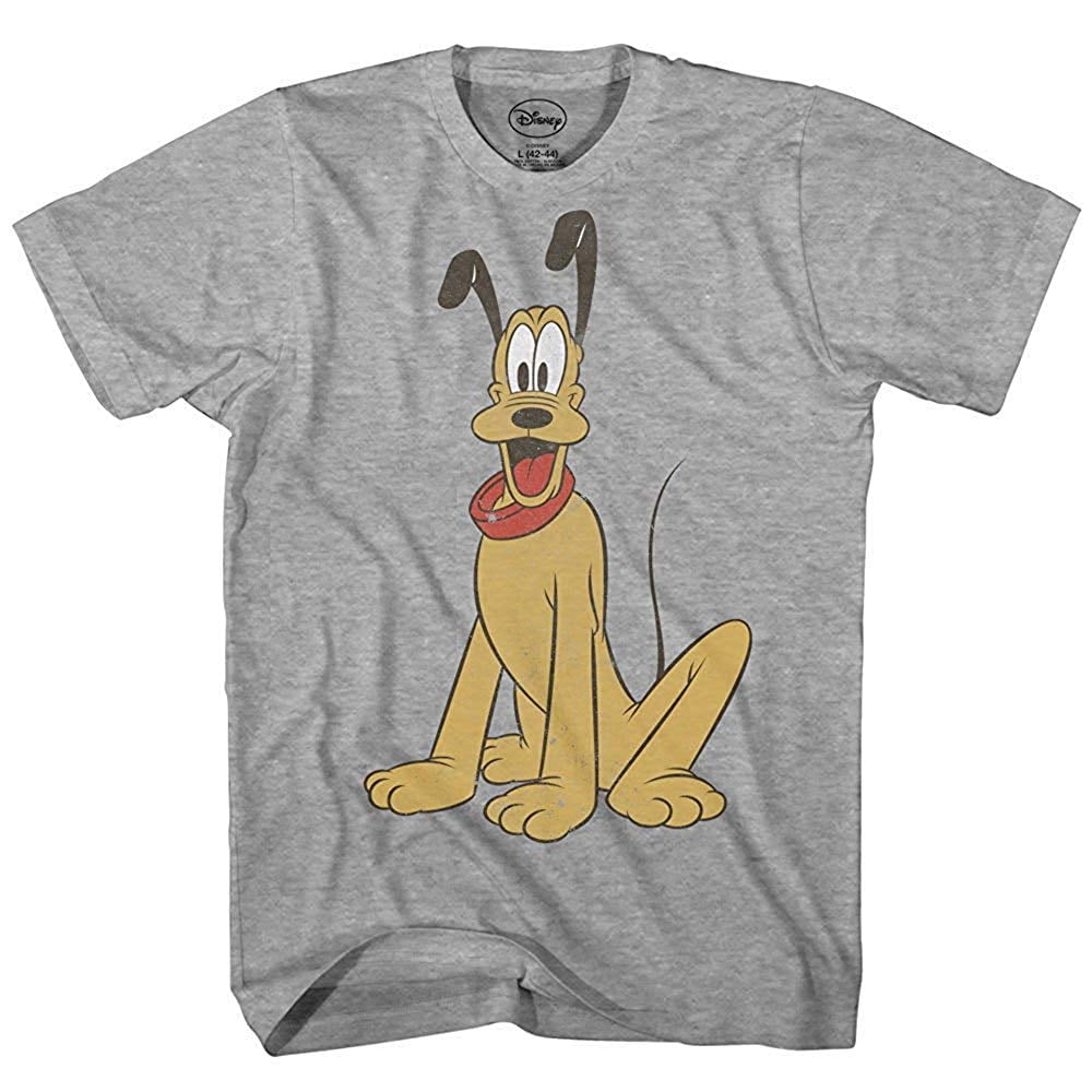 Disney - Disney Pluto Men's Shirt Surprised Happy Mens Adult Graphic ...