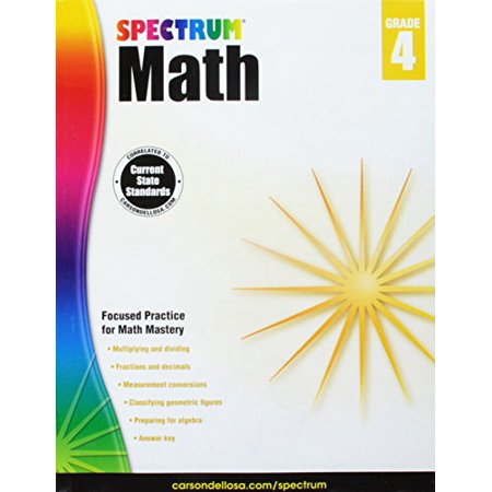 Spectrum Math Workbook Grade 4 | Walmart Canada