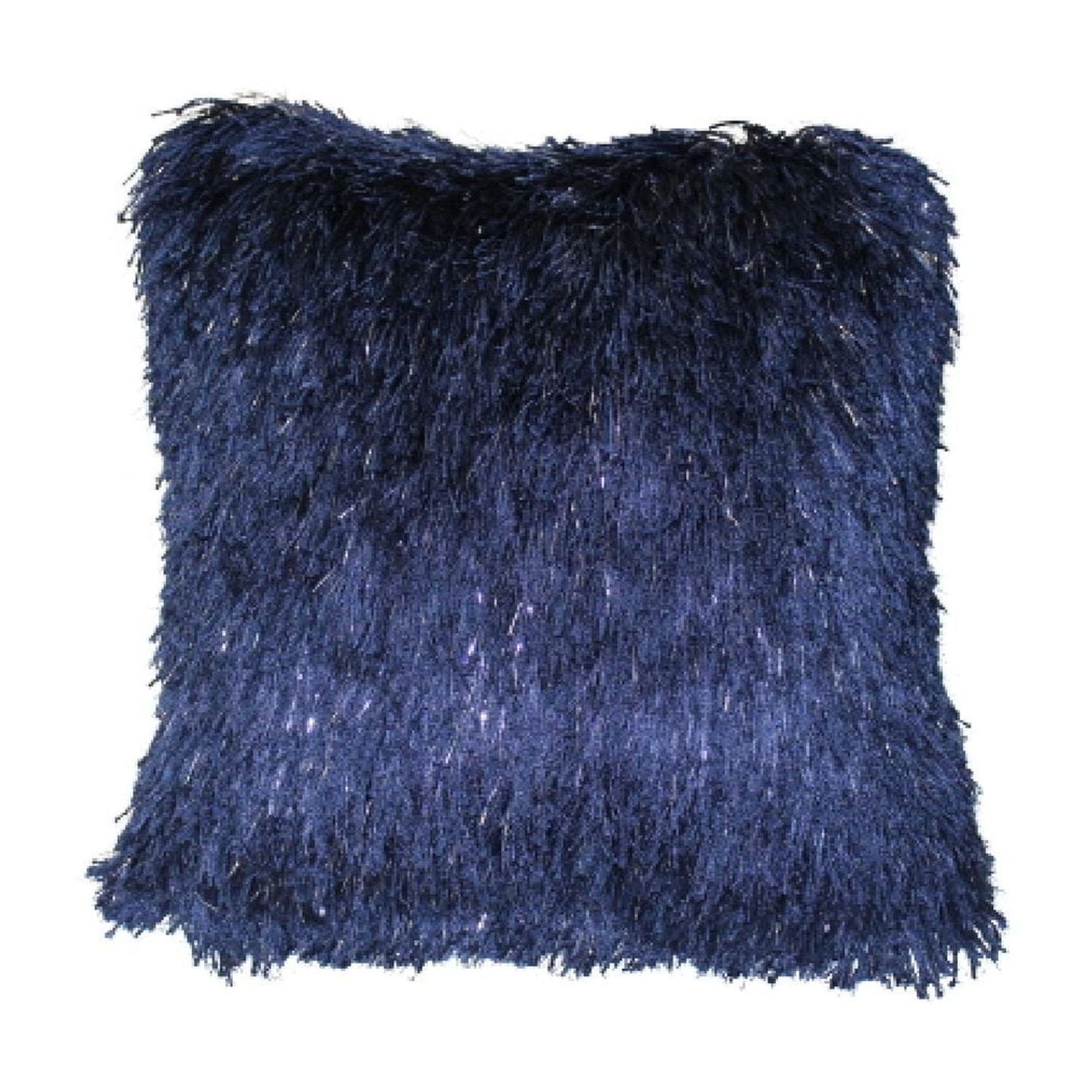 Click here for Ih Casadécor Furry Cushion (Navy Blue) - Set Of 2... prices