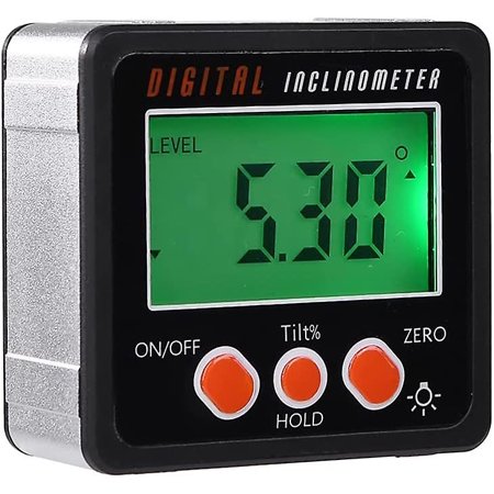 HEIBIN Mini Multifunctional Backlit Digital Display Protractor And ...