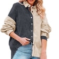 Aellinatey Shackets for Women Button Down Long Sleeve Shirts Plus Size ...