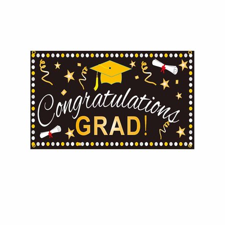 Graduation Party Decorations Congratulations Graduation Banner ...