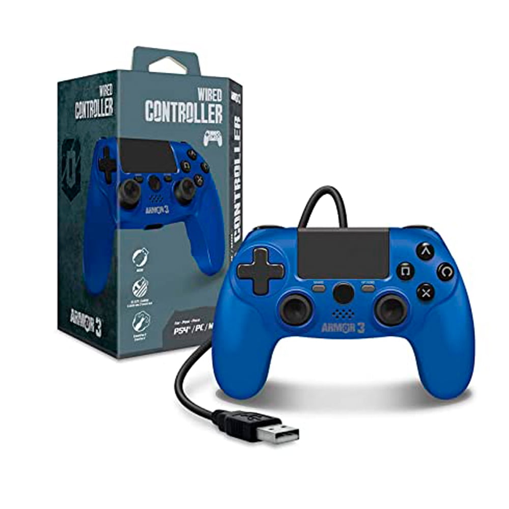 Control Alámbrico Hyperkin Armor 3 Azul Para Ps4/PC/MAC | Walmart en línea