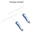2pcs 10-Inch Handheld Silicone Squeegees, Streak-Free Cleaner for Glass ...