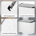 Letter Size Clear Hanging File Folders Hanging Document Folder Plastic ...
