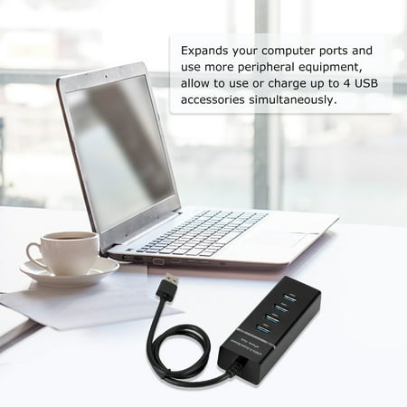 High Speed 4 Port Multi HUB Splitter Expansion USB 3.0 Hub for Desktop ...