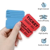 L LIKED 2000 Raffle Tickets Double Rolls 50/50 Stub Tickets with ...