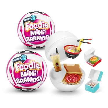 Mini Brands Foodie Series 2 (2 Pack) by ZURU Real Miniature Fast Food ...