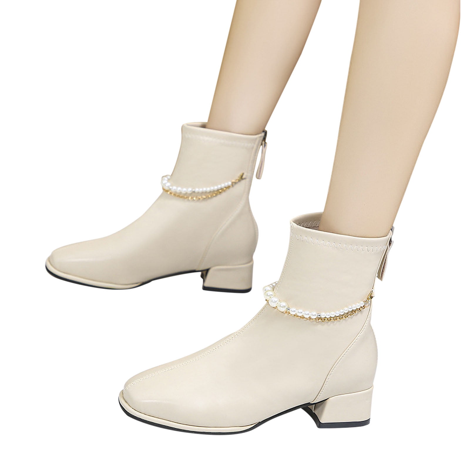 Click here for Amzcrzy Mid Calf Boots For Women Womens Low Drum M... prices