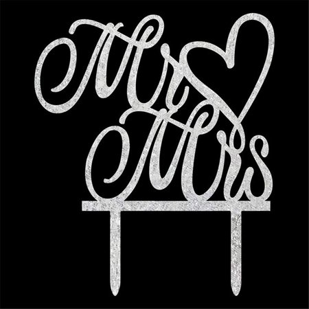 Mr & Mrs Cake Toppers Cake Inserts Mr & Miss Wedding Cake ration ...