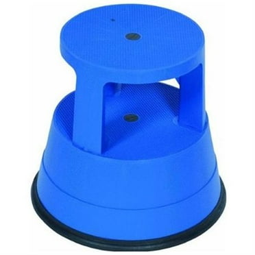 Cramer Scooter Stool, Round, 15", Step & Lock Wheels, to 300lb, Red ...