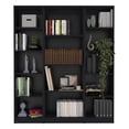 Bookcase Set 3 Piece 60 Inch Wide, 14 Shelves Modular Storage for ...