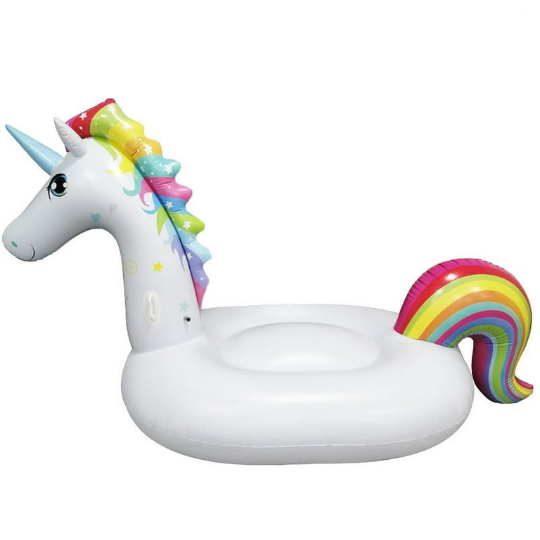 Rainbow Pool Floatie BigMouth Inc. Giant Rainbow Unicorn Poop Pool ...