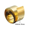 Uxcell Brass Sheet Roll, 0.1x30x1000mm Brass Foil Roll Brass Strip ...