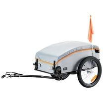 Foldable Bike Cargo Trailer with Universal Bike Hitch, Bicycle Wagon ...