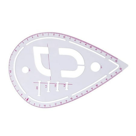 Redempat Button Positioning Ruler Drawing Various Styles Practical DIY ...