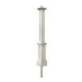 Mayne Signature Traditional Plastic Lamp Post with Mount in White ...