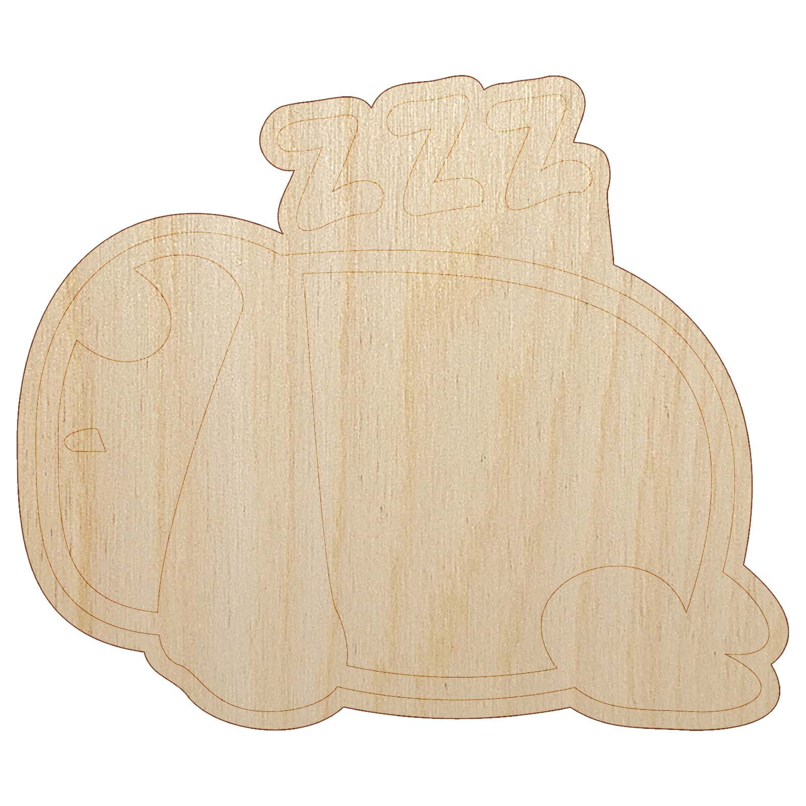 Very Tired Panda Doodle Napping Sleeping Resting Wood Shape Unfinished ...