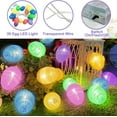 Velvet Easter Egg String Lights, 20 LED 10 Ft, Battery Operated, Indoor/Outdoor, Window Hanging ...