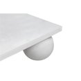 Dani Rectangle Coffee Table Medium In Ivory - Walmart.com