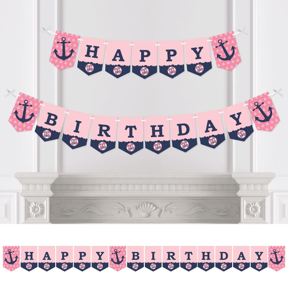 Nautical Birthday Banner