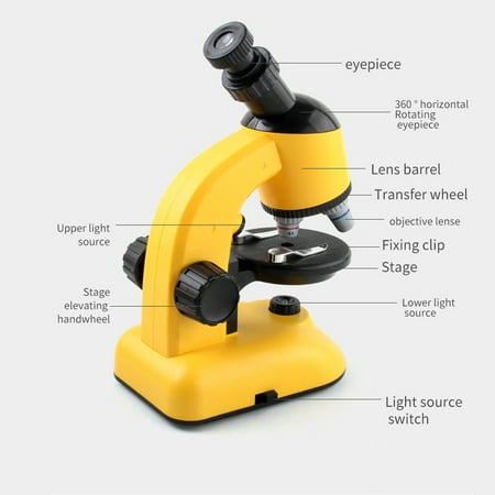 Students Rotatable Microscope School Laboratory 1200X Magnification ...