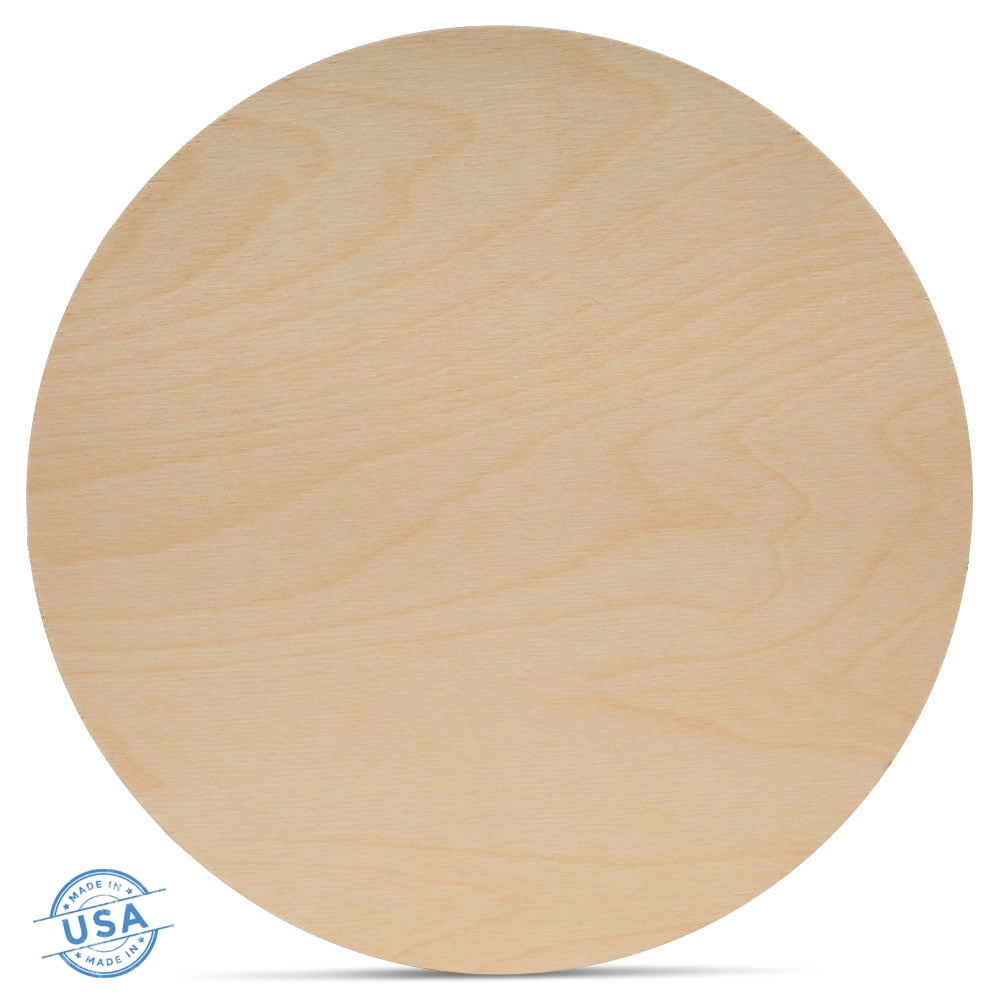 Woodpeckers Wood Circles 24 inch, 1/8 Inch Thick, Birch Plywood Discs ...