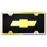 Au-TOMOTIVE GOLD Chevrolet (NEW Logo) Gold on Black Acrylic Kit ...