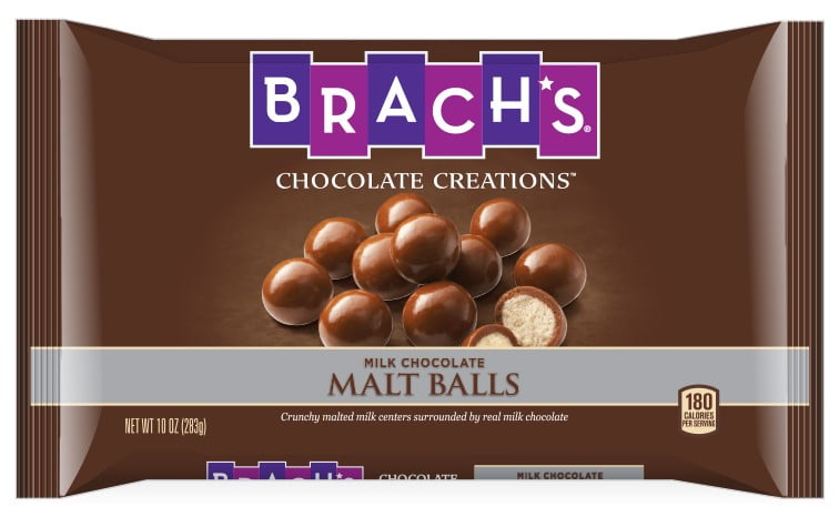 Brandclub - Brach's Milk Chocolate Malt Balls, 10oz