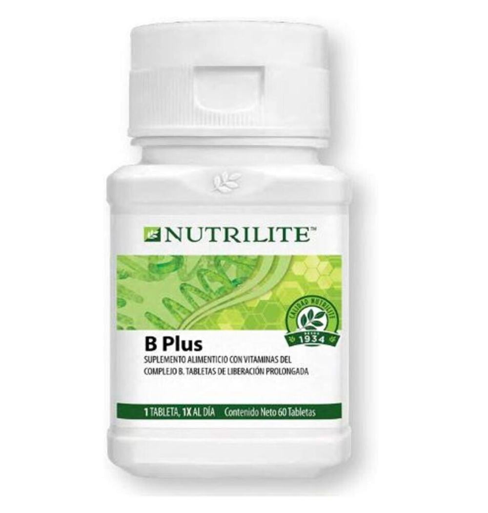 Suplemento B Plus 60 Tabletas Complejo B Acción Prolongada Amway ...