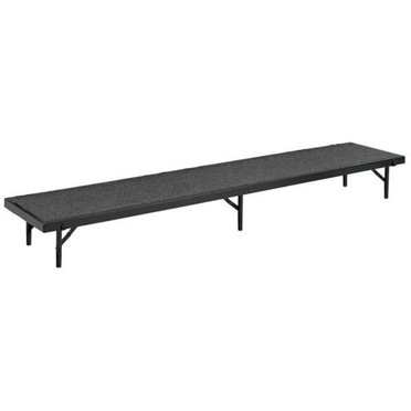 National Public Seating 2 Level Tapered Standing Choral Riser - Black ...