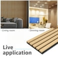 Art3d 3D Wood Slat Acoustic Panels, Oak, 7.9x94.5in, MDF, 4 Pieces ...