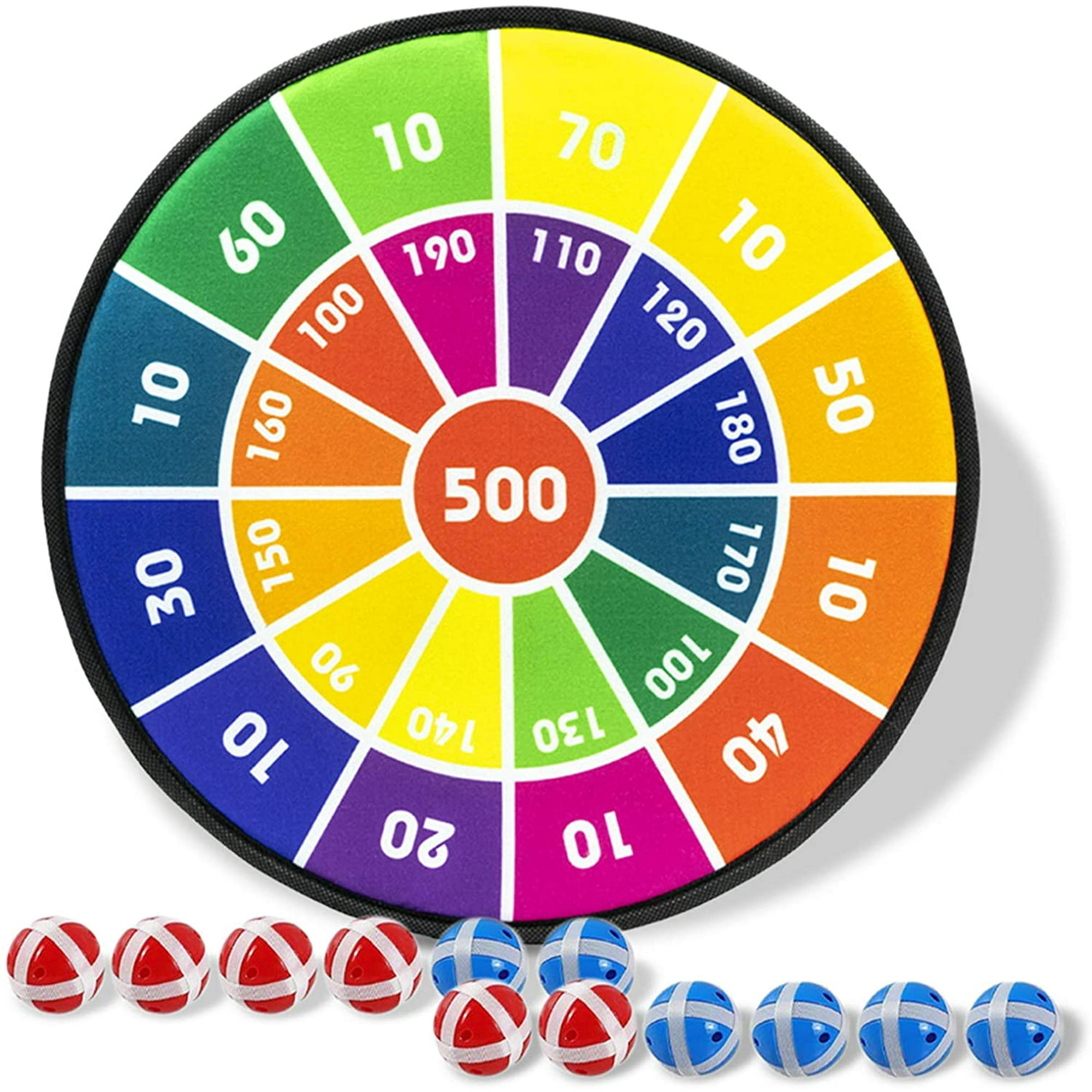 Aimtyd Kids Toys Dart Board For Kids With 12 Balls Boys Gifts Girls Toys For Indoor Outdoor Play Birthday Party Throwing Target Games For Teen Chi