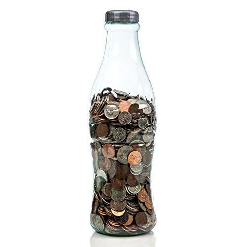 Crossroads Clear Plastic Money Jar - Walmart.com