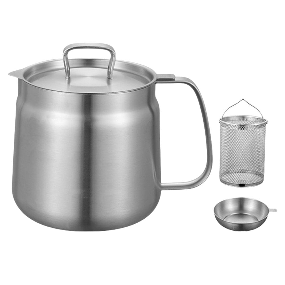 Lata de residuos de aceite filtrado con tanque de red para freír de ...