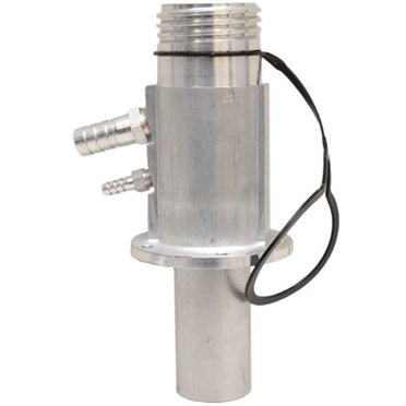 Tracker Boat Fuel Filler Tube 190046 | 14 7/8 Inch Aluminum - Walmart.com