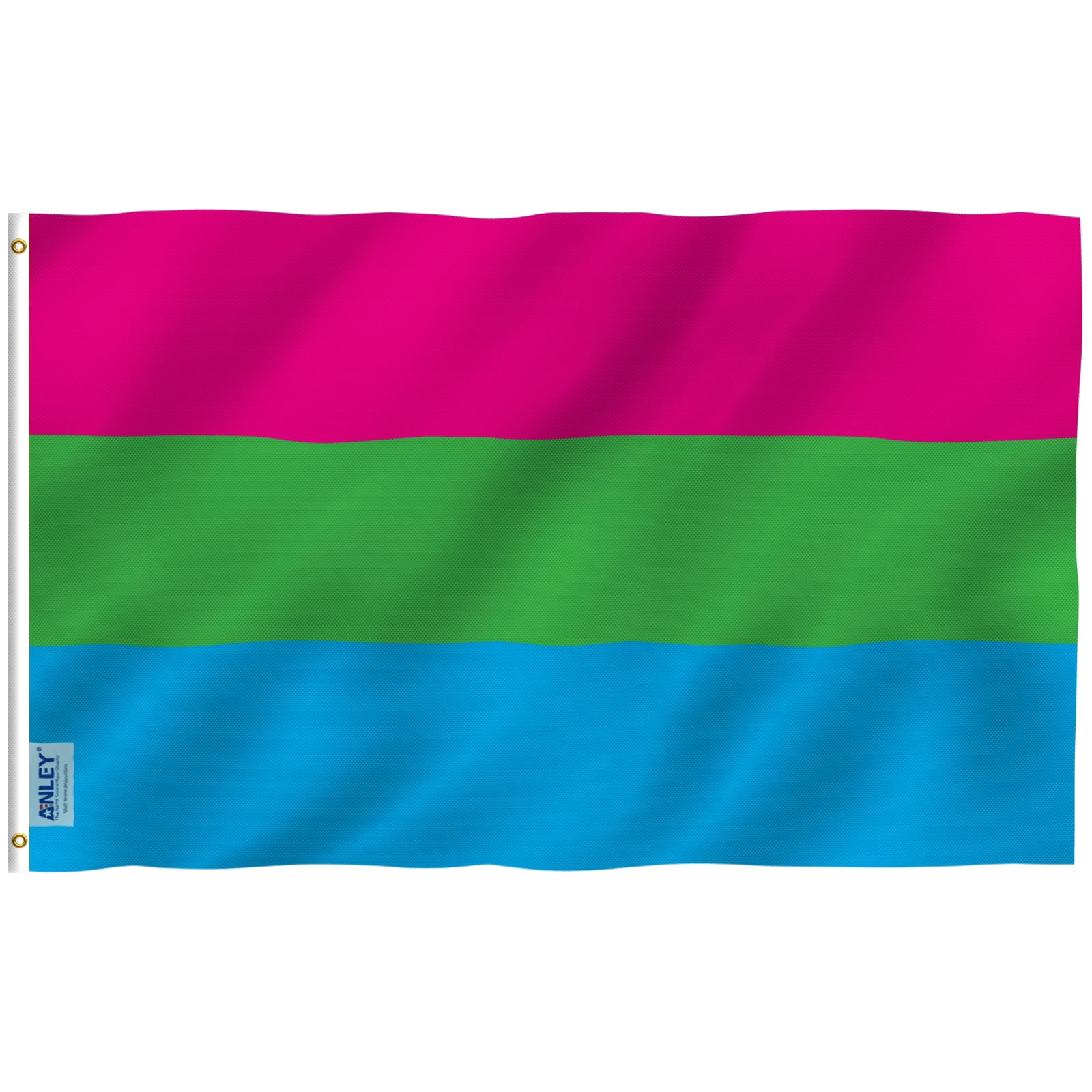ANLEY 3 ft x 5 ft Polysexual Pride Flag - Polysexual Pride Flag ...