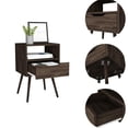 Laminated Finish - Large Drawer and Shelf for Essentials - Bedroom ...