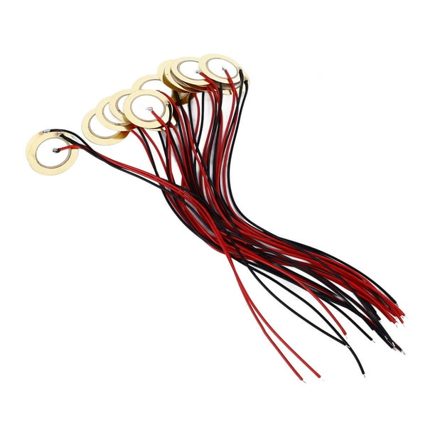 Piezoelectric Pickup Discs, Accurate Audio High Sensitivity 35mm Piezo Discs Set 15PCS For ...