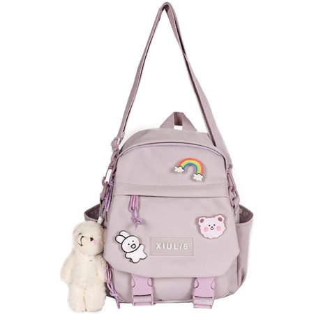 Cute Mini Backpacks with Accessories Aesthetic Mini Backpack for Teens ...