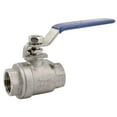 DANSPEED 1/2" Stainless steel Ball Valve Full Port, NPT Threaded,1000 ...