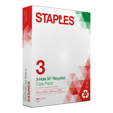 Staples 8.5" x 14" Multipurpose Paper 20 lbs. 96 Brightness 500/RM ...