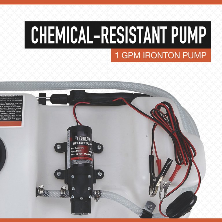 Ironton ATV Spot Sprayer — 8-Gallon Capacity, GPM, 12, 02/07/2024